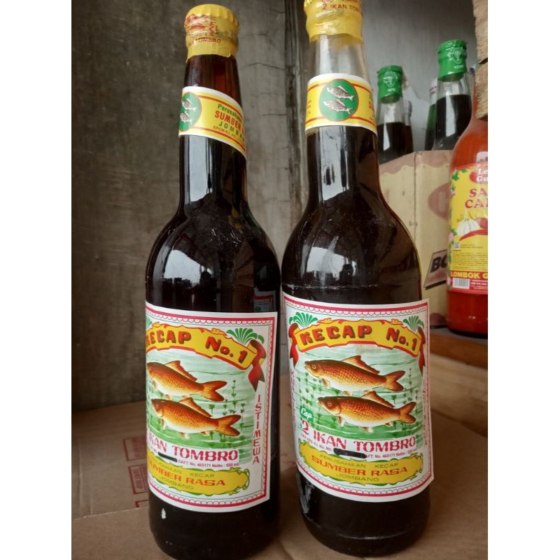 Jual Kecap Manis Jombang Cap 2 Ikan Tombro (tutup kuning) | Shopee ...