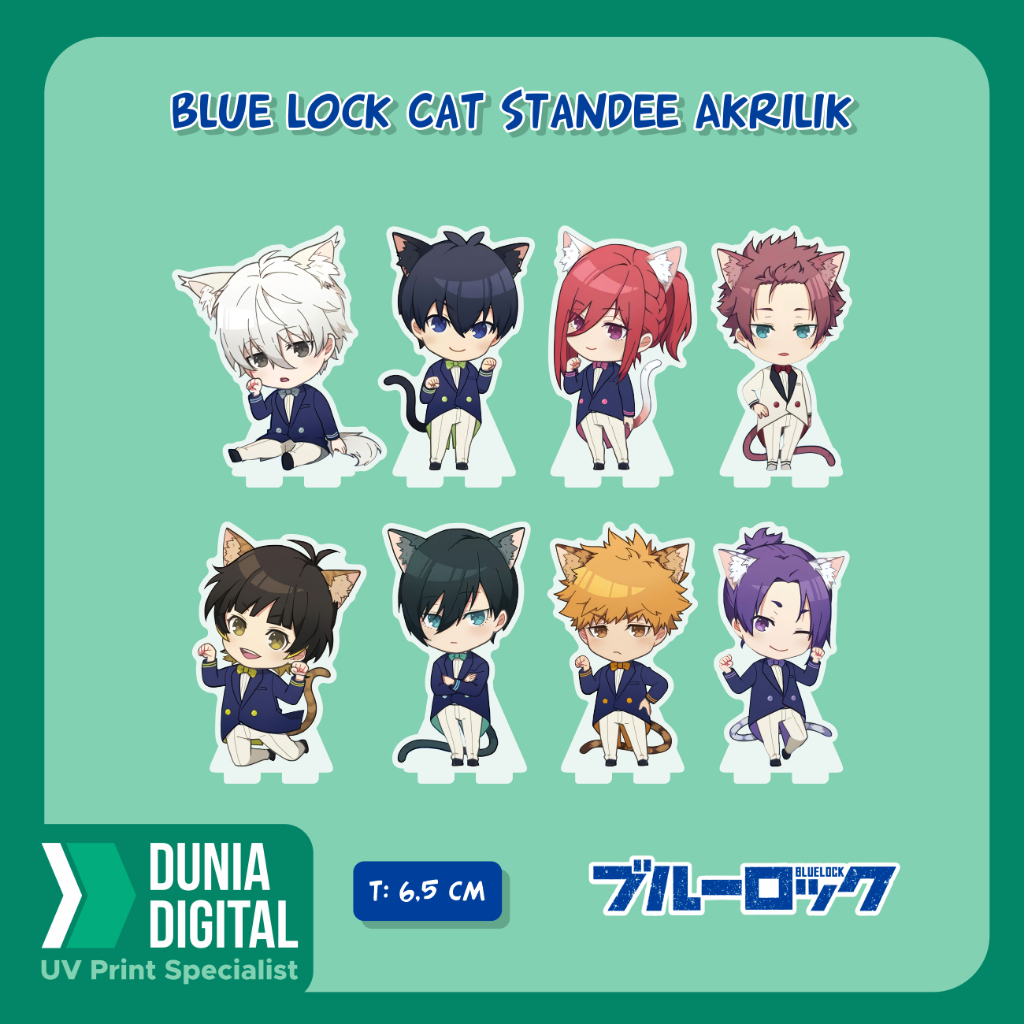 Jual Standee Blue Lock Cat Akrilik UV | Shopee Indonesia