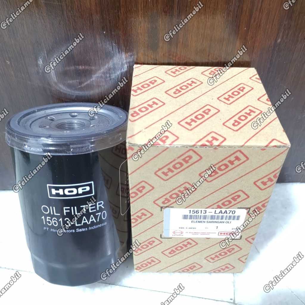 Jual Oil Filter Filter Oli Dyna Rino HT130 HT125 Hino Dutro 15613-LAA70 ...