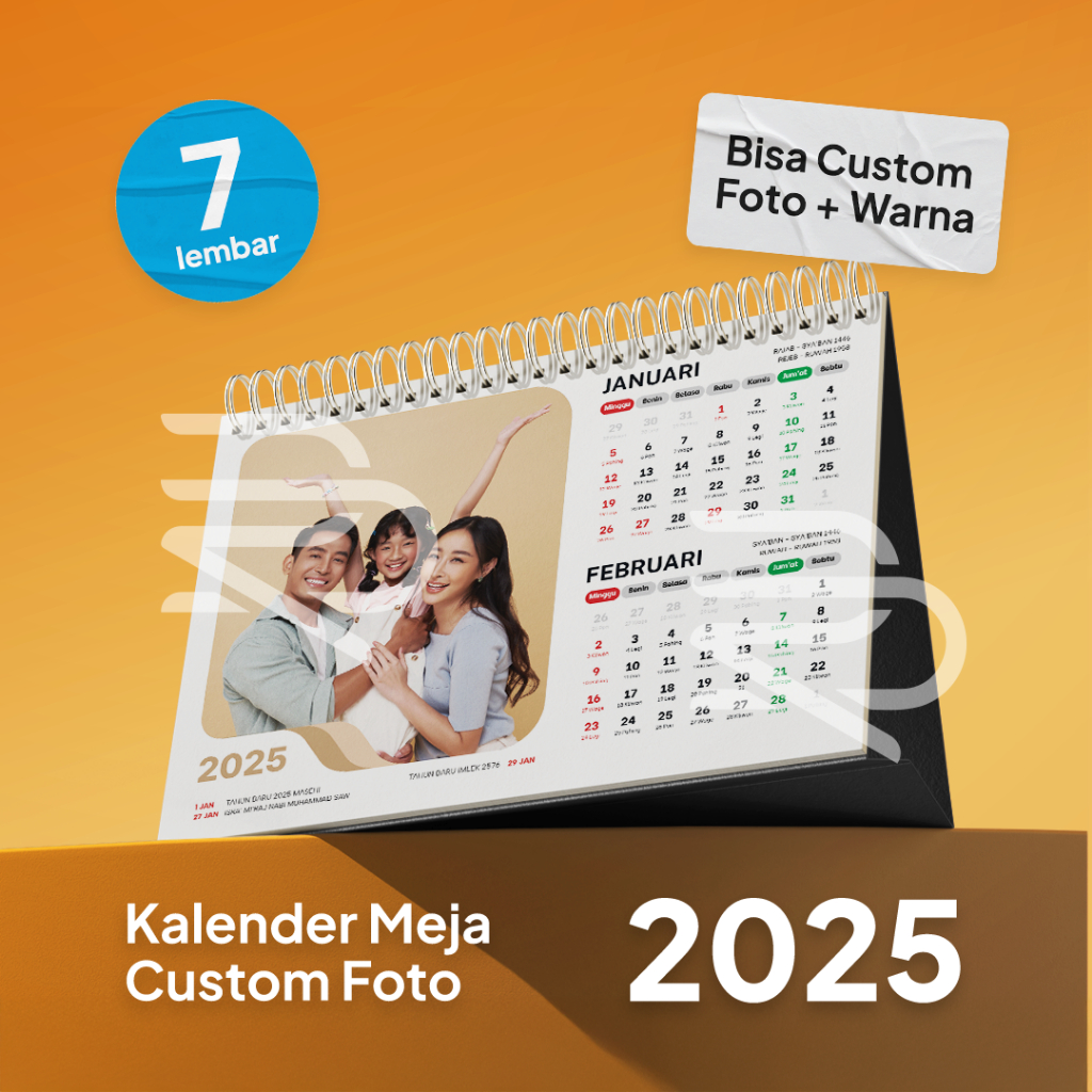 Jual Kalender 2025 Meja 7 Lembar Custom - Kalender Meja 2025 Custom ... Jual Kalender 2025 Meja 7 Lembar Custom - Kalender Meja 2025 Custom ...