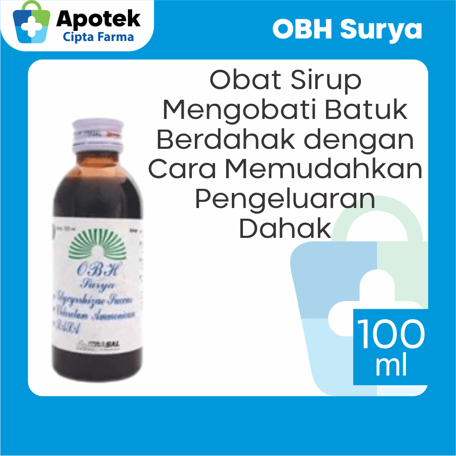 Jual Obh Surya Itrasal Obat Batuk Hitam Batuk Berdahak Pilek Flu Hidung ...