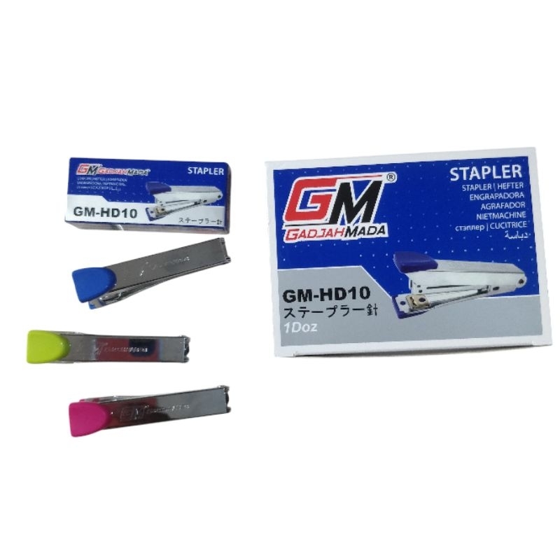 Jual stapler HD-10 kualitas bagus GM / alat staples ukuran No.10 GM ...