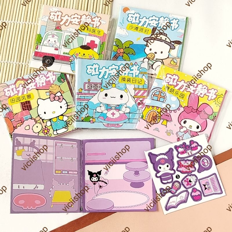 Jual Mainan Diy Quiet Book Magnet Karakter Lucu Capybara [ 8cm ]/Mainan ...