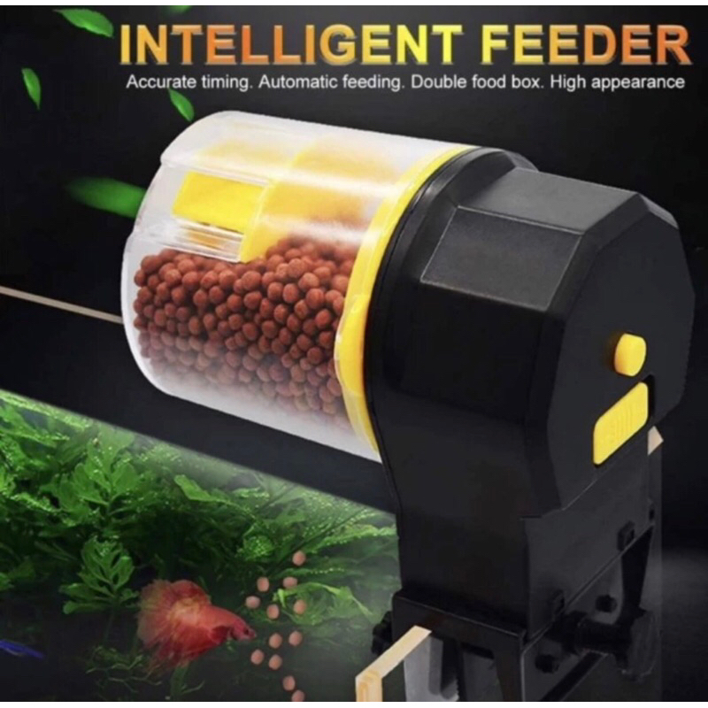 Jual Automatic Fish Feeder Dispenser Makanan Ikan Otomatic | Shopee ...