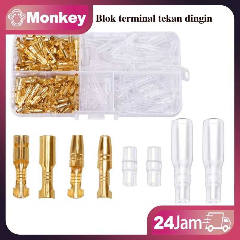 Jual Toolbox 240/500pcs sekun kabel motor terminal kabel bulat bulet ...