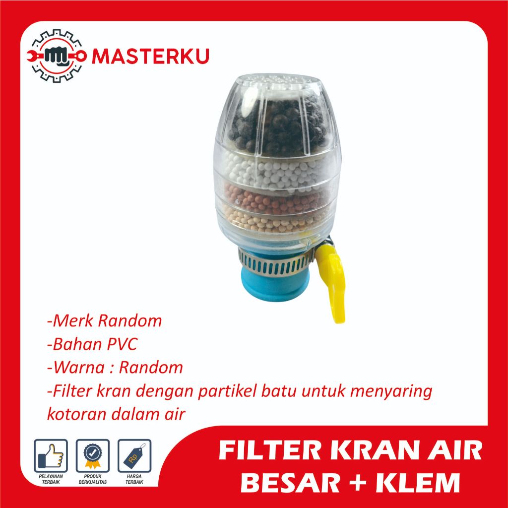 Jual FILTER KRAN AIR BESAR + KLEM/FILTER SARINGAN AIR/FILTER PENYARING ...