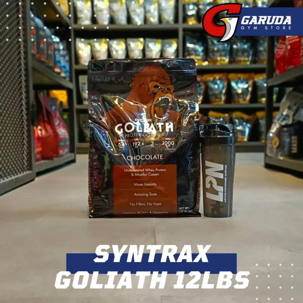 Jual SYNTRAX GOLIATH Mass Protein Gainer 12lbs lb susu penggemuk gym ...