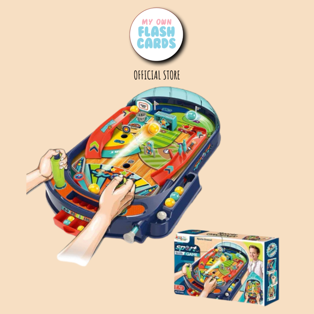 Jual Sport Game Pinball Machine - Mainan Anak Arcade tema Olahraga ...