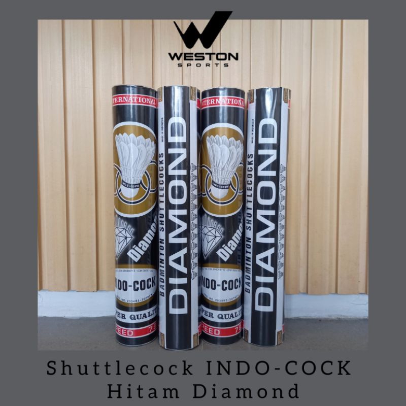 Jual Shuttlecock INDOCOCK Kok Badminton HITAM DIAMOND Cock Bulutangkis ...