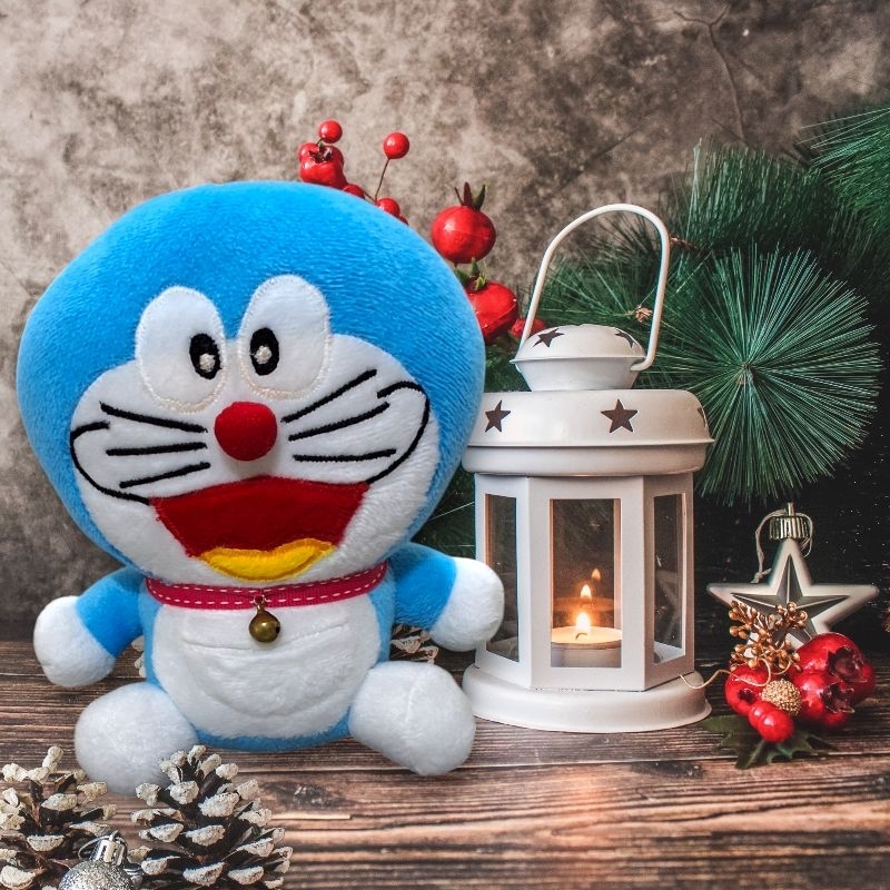 Jual Baby Doraemon Blue Doll Boneka Doraemon ukuran kecil | Shopee ...