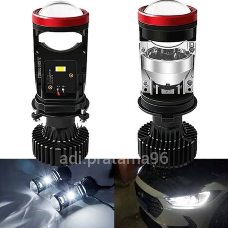 Jual MINI PROJIE MERK Y7D Y6D Y8D H4 50 WATT ORI SUPER TERANG CUT OFF ...