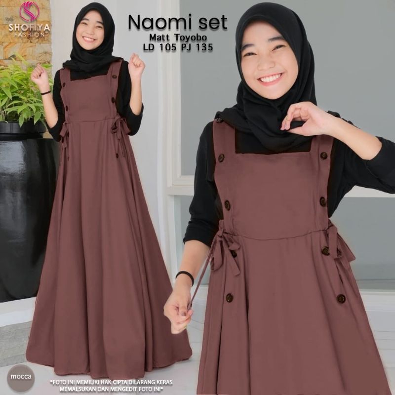 Jual [ 100% ORIGINAL SHOFIYA FASHION ] NAOMI SET // SETELAN DRESS DAN ...