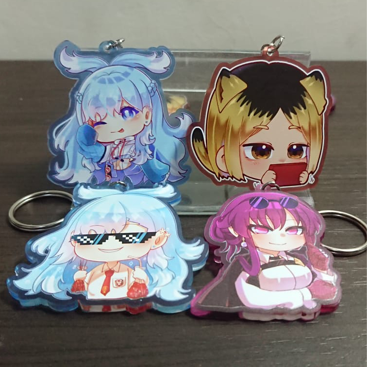 Jual Gantungan Kunci Akrilik Custom 2 Sisi Anime Game Kpop Dll ...