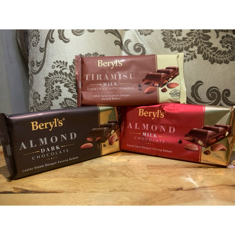 Jual Beryl’s Chocolate Bar 160 gram Original Malaysia | Shopee Indonesia