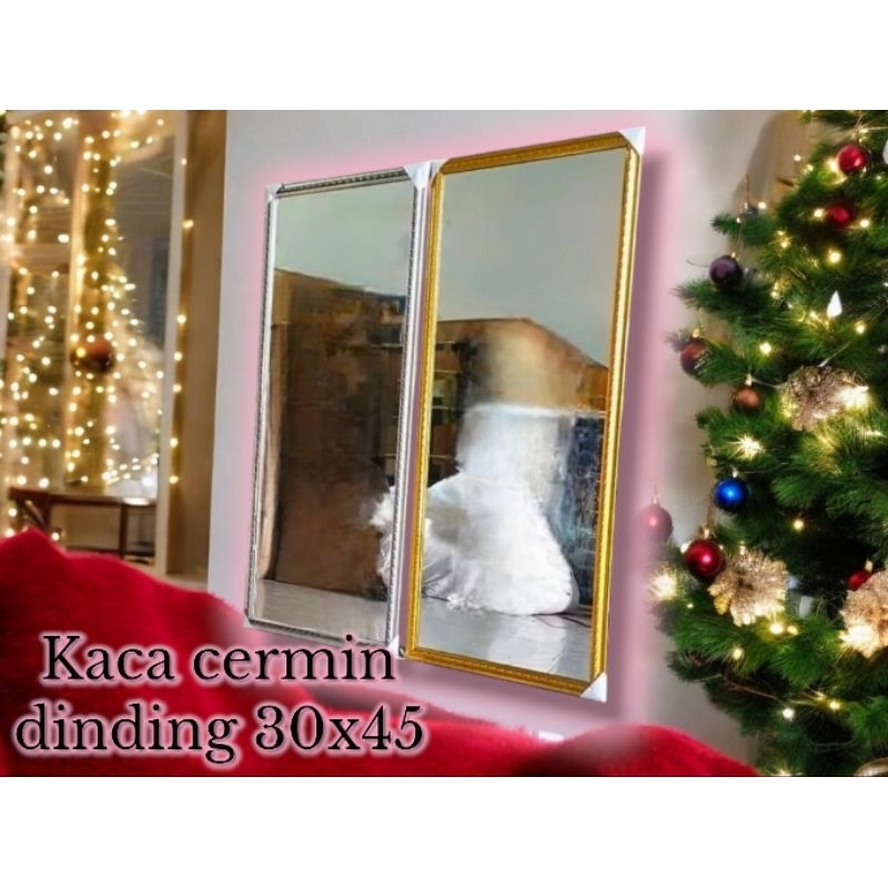 Jual KACA CERMIN DINDING BINGKAI MINIMALIS PERSEGIH PANJANG | Shopee ...