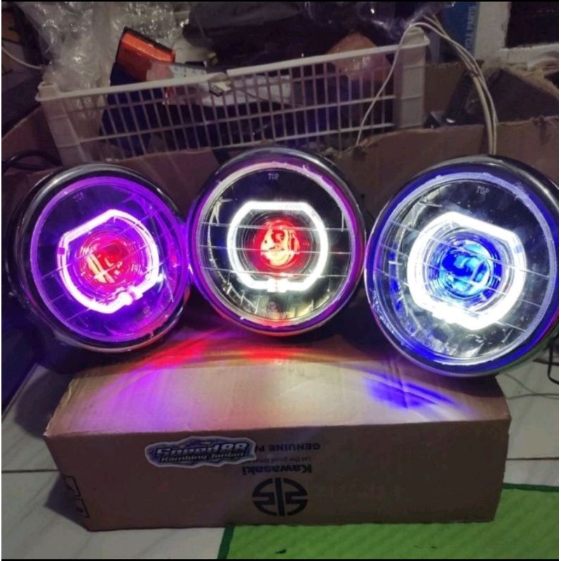 Jual Lampu ninja set ala bilet super terang 40 wat model cr7 7 in set ...