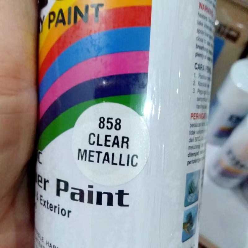 Jual CAT SEMPROT AEROSOL DITON 858 CLEAR METALLIC GLOSS ACRYLIC LACQUER ...