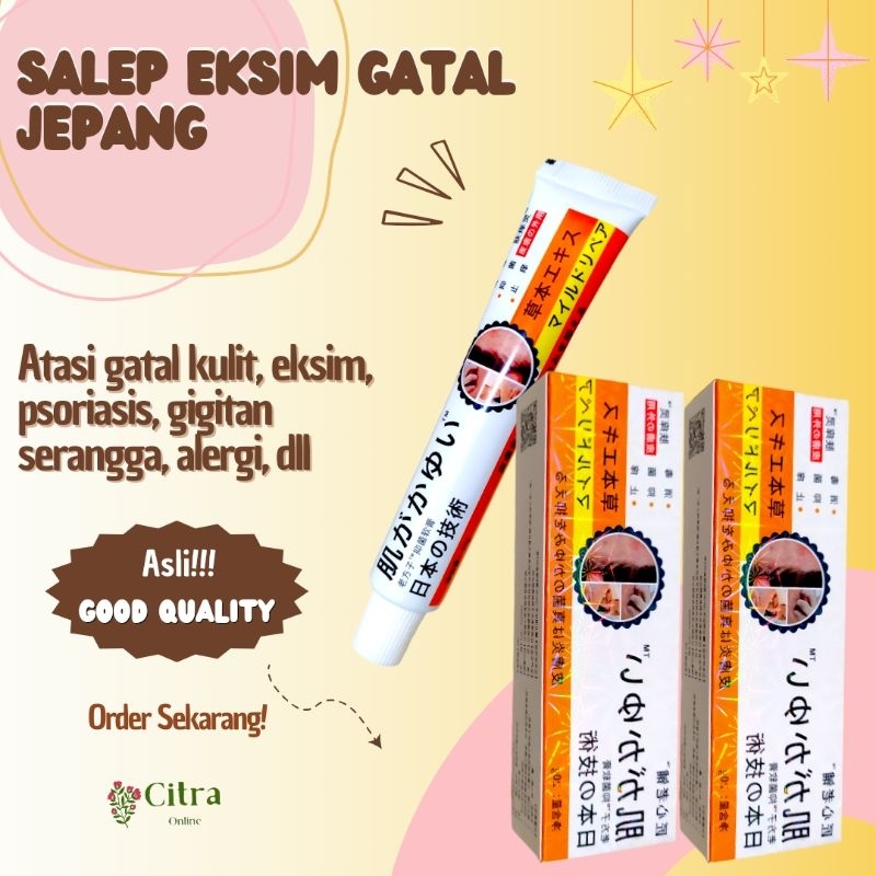 Jual SALEP GATAL KULIT JEPANG KRIM EKSIM GATAL GATAL DERMATITIS ...