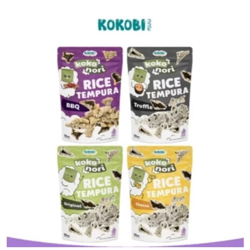 Jual Koko Nori Rice Tempura Snack Rumput Laut Cemilan Anak | Shopee ...
