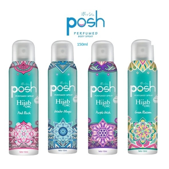 Jual Posh Parfum Body Spray Hijab Series 150 ml | Shopee Indonesia