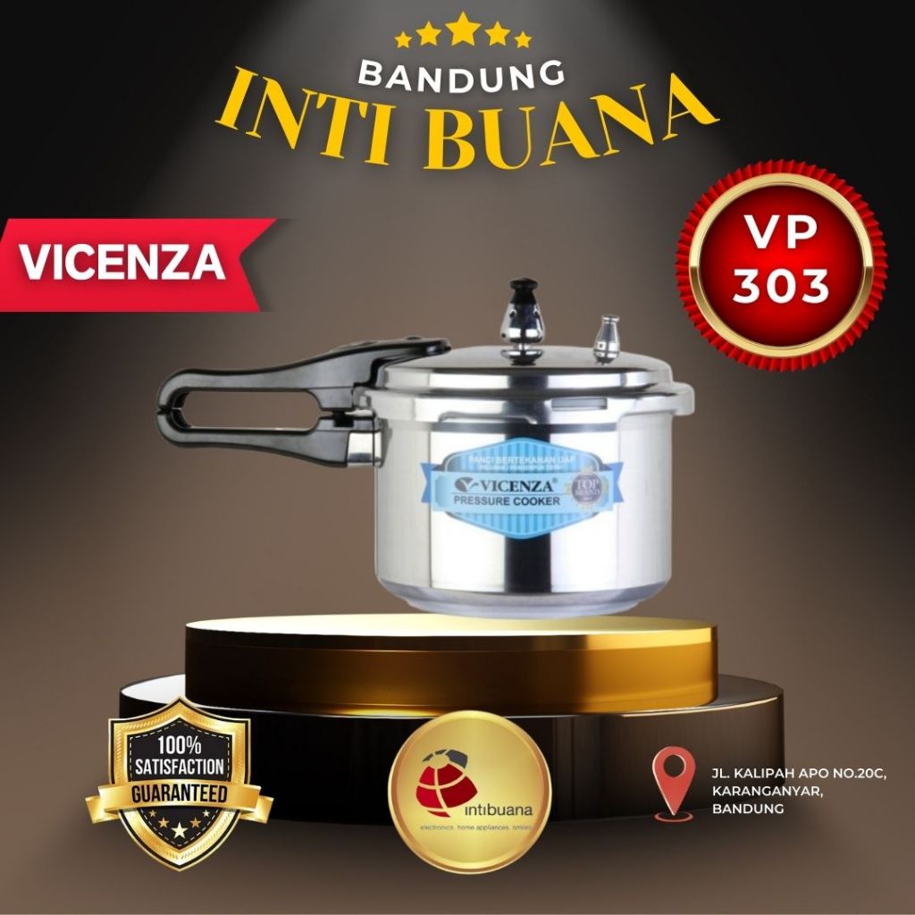 Jual Vicenza Presto 3 Lt VP303 - Pressure Cooker 18 cm | Shopee Indonesia