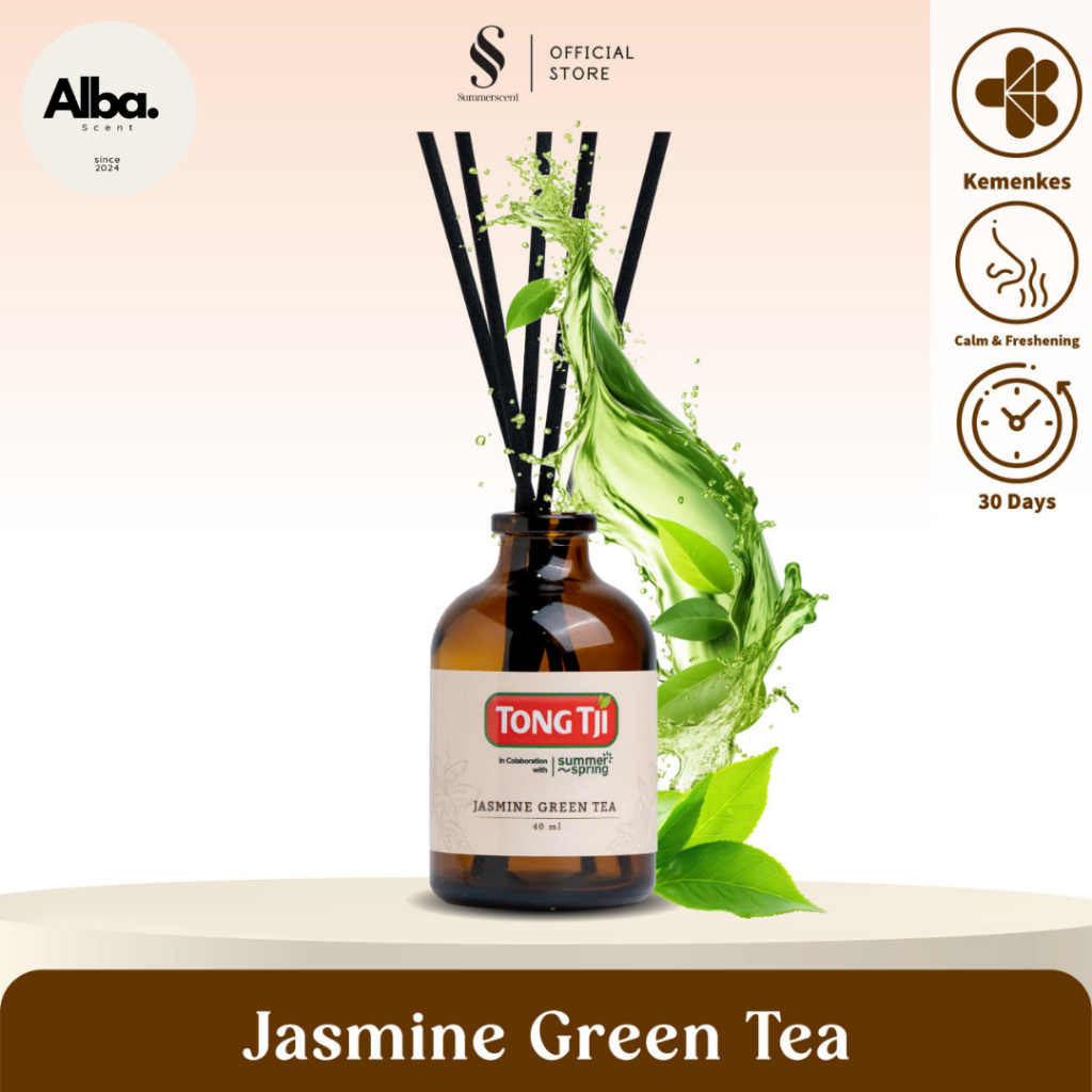 Jual SUMMER SPRING X TONG TJI SPECIAL EDITION JASMINE GREEN TEA 40 ML ...
