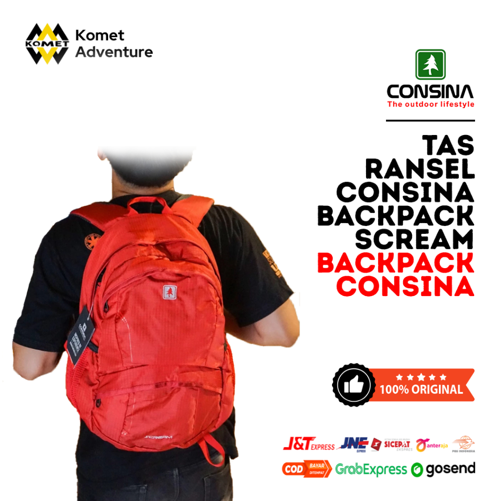 Jual TAS RANSEL CONSINA BACKPACK SCREAM | Shopee Indonesia