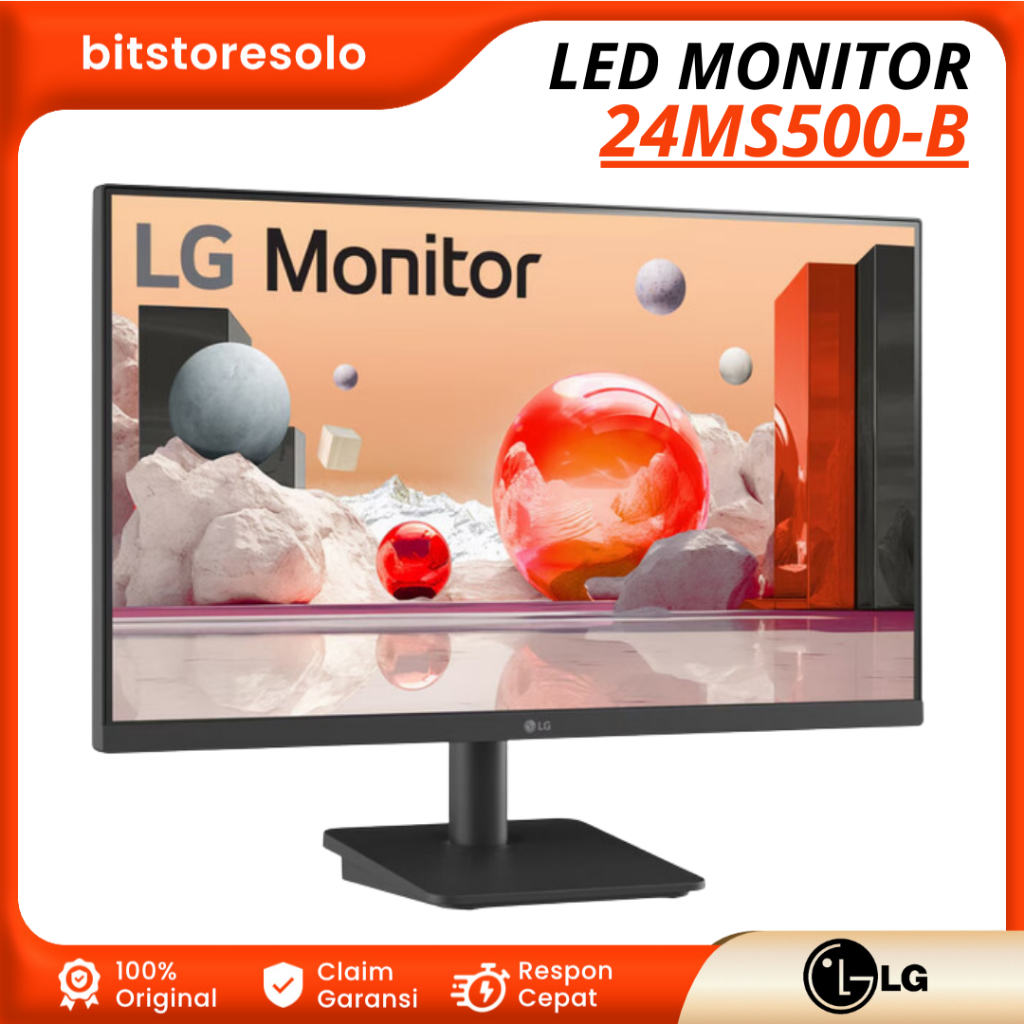 Jual Monitor LED LG 24" 24MS500-B IPS Full HD monitor LED | Shopee ...