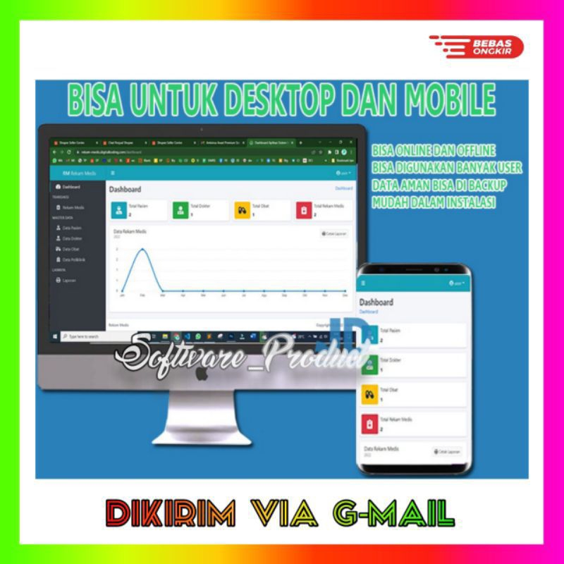 Jual Aplikasi Rekam Medis Berbasis Web Termurah | Shopee Indonesia
