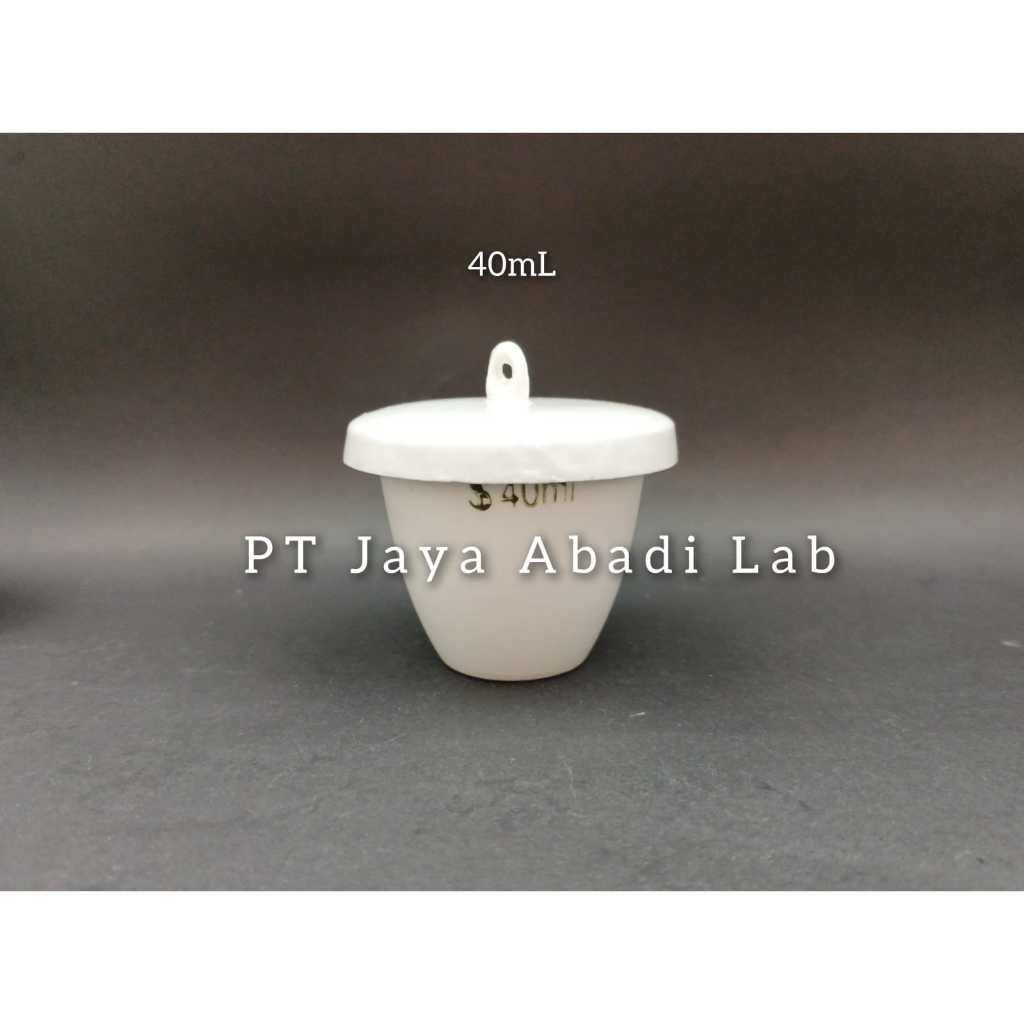 Jual cawan krusibel krus crucible porcelain porselen porselin 40ml 40 ...