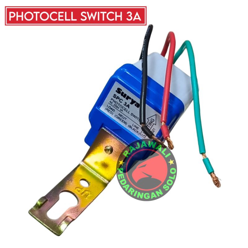 Jual Photocell Switch 3A 6A Surya Sensor Cahaya | Shopee Indonesia