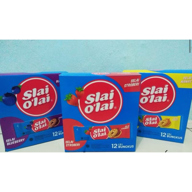 Jual Slai Olai Biskuit Selai Buah – 1 Box Isi 10pcs | Lembut, Manis ...