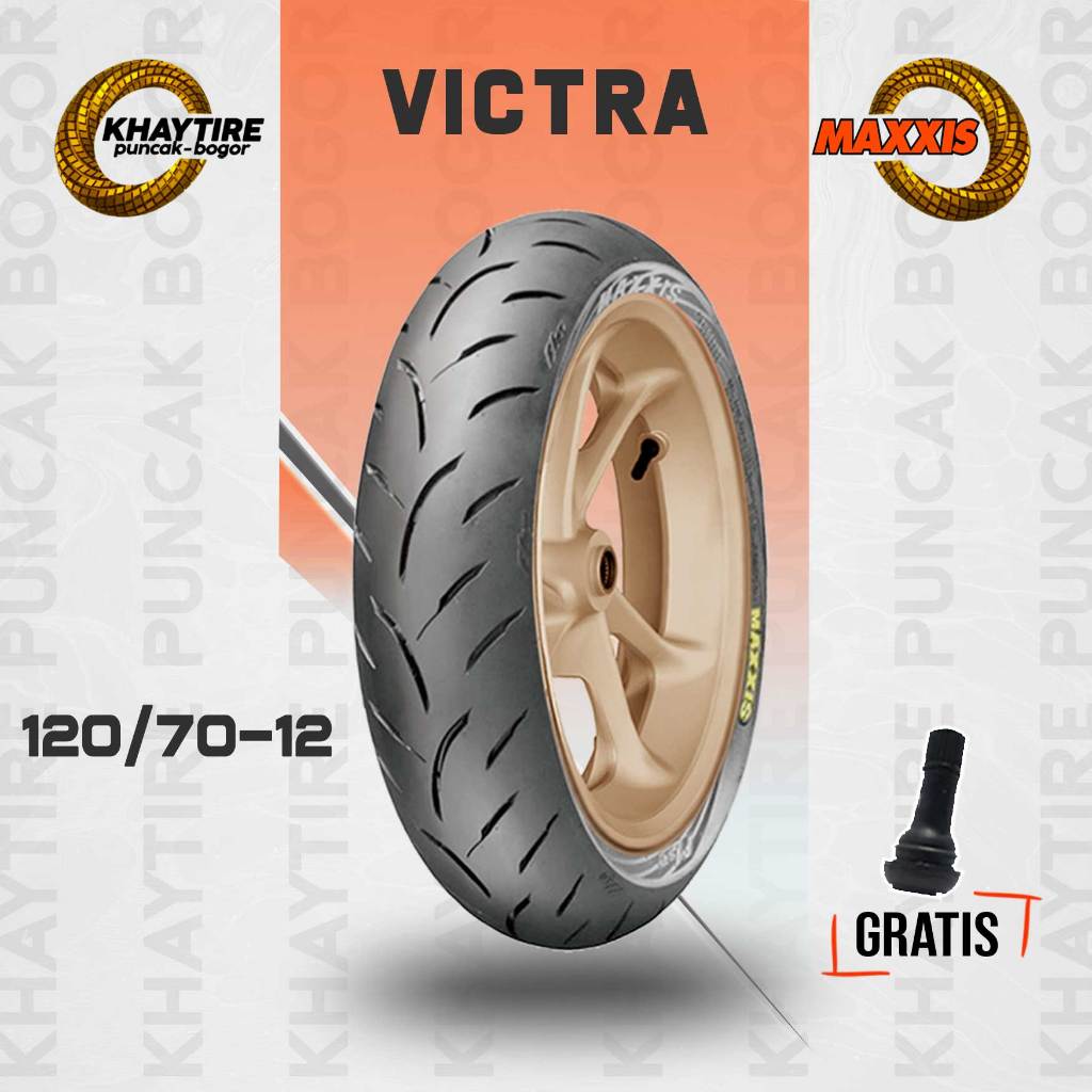 Jual Ban Motor Vespa Matic - MAXXIS VICTRA 120/70-12 Tubeless - KENDA K761 | Shopee Indonesia