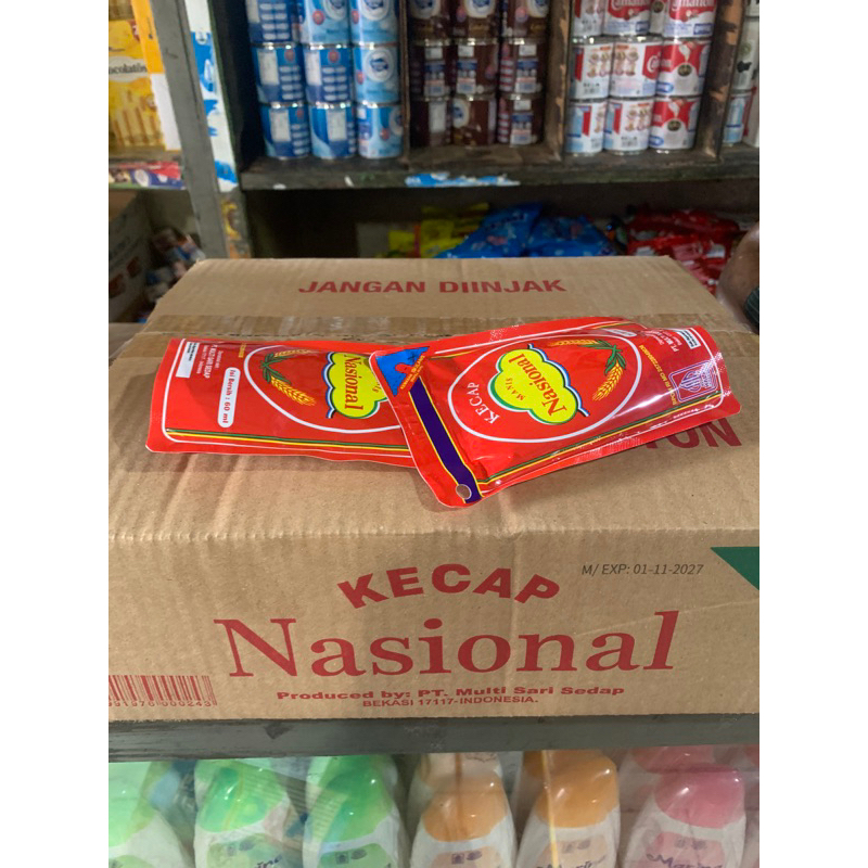 Jual Kecap Manis Nasional 1 dus isi 48 x 60ml (per karton) | Shopee ...