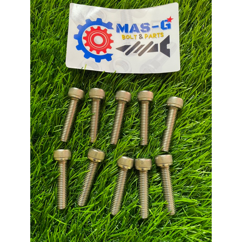 Jual Baut L Stainless Anti karat M8x35 drat 12mm ( 3.5cm ) | Shopee Indonesia