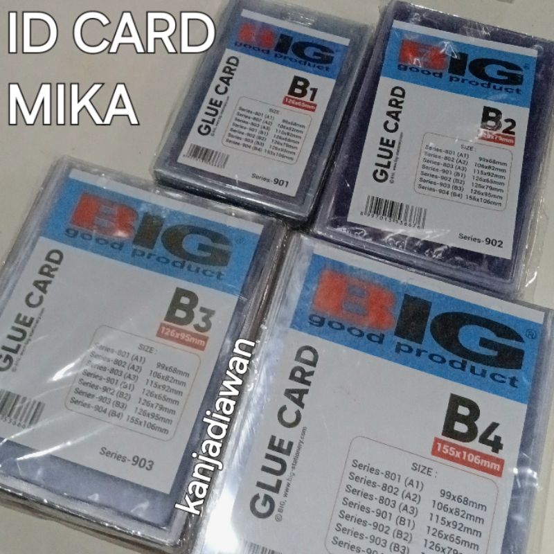 Jual ID Card Mika Ukuran B1 B2 B3 B4 Ecer | Shopee Indonesia