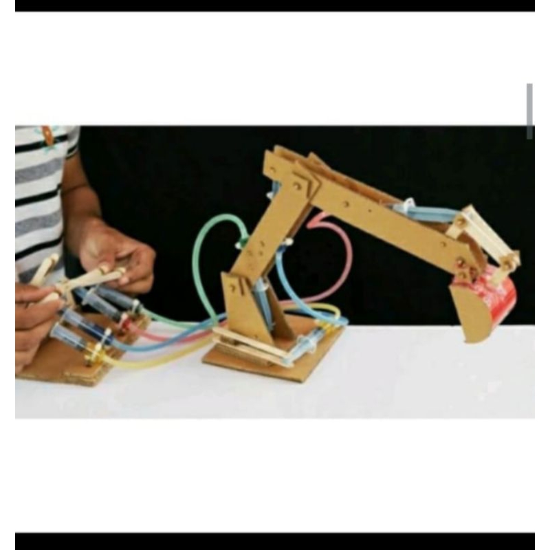 Jual miniatur beko beco exavator hidrolik fungsi kerajinan tangan ...