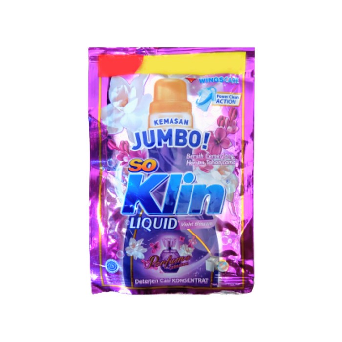 Jual So Klin Liquid Violet Blossom Sachet Renceng 46ml | Shopee Indonesia