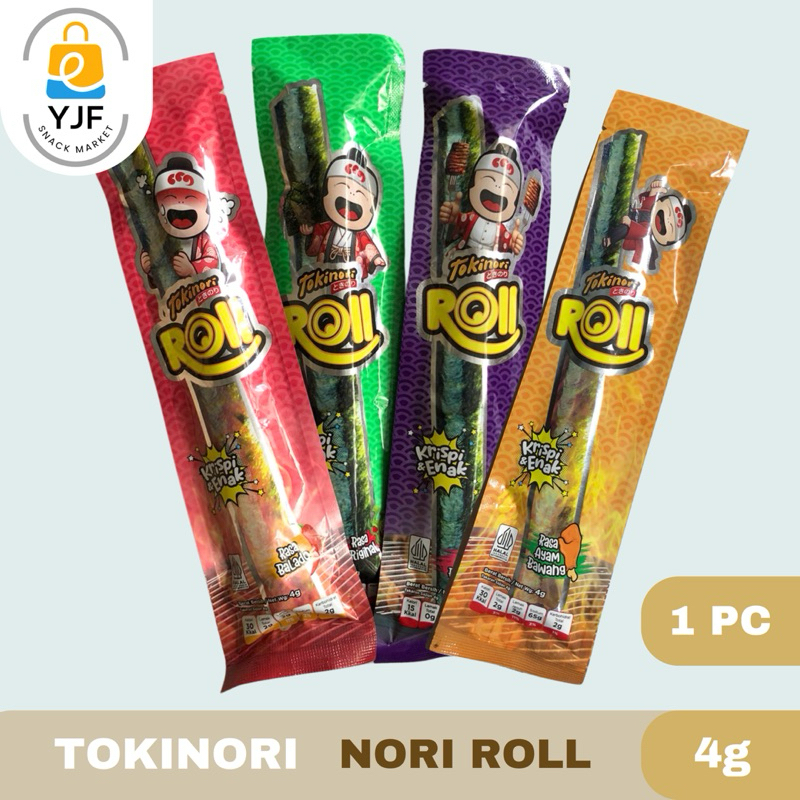 Jual Tokinori Nori Roll BOX / Rumput Laut Roll Krispi / Snack Seaweed ...