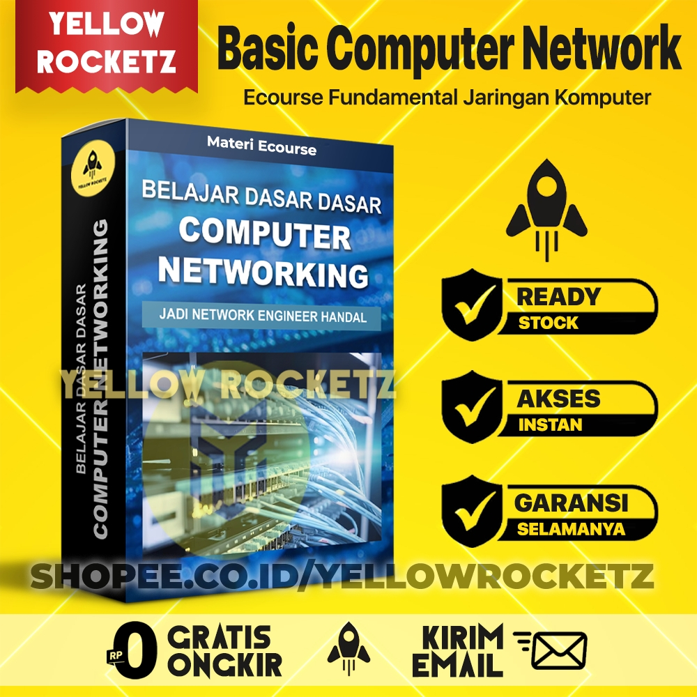 Jual BELAJAR DASAR DASAR COMPUTER NETWORKING - Kursus JARlNGAN KOMPUTER - Materi Video ...