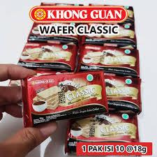 Jual WAFER CLASSIC KHONG GUAN PER PAX ISI ( 10 SACHET X 18 GRAM ...