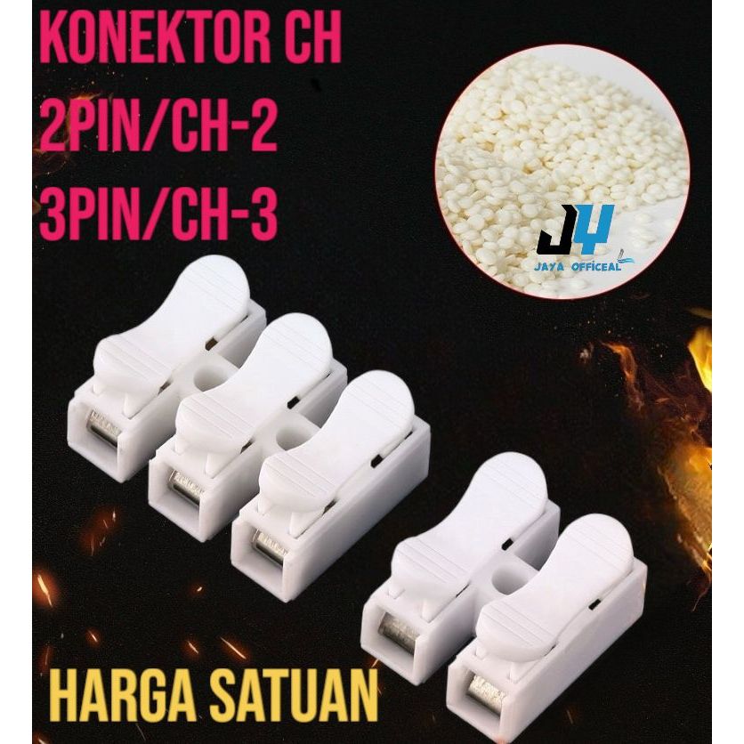 Jual Konektor Kabel Listrik 2pin 3pin Quick Connect Terminal Block ...