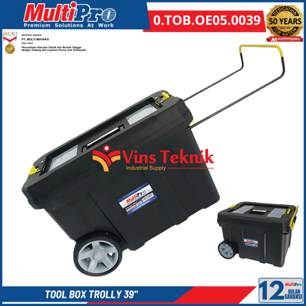 Jual Multipro S-TT90 Tool Box Trolly 39inch Toolbox Perkakas ...