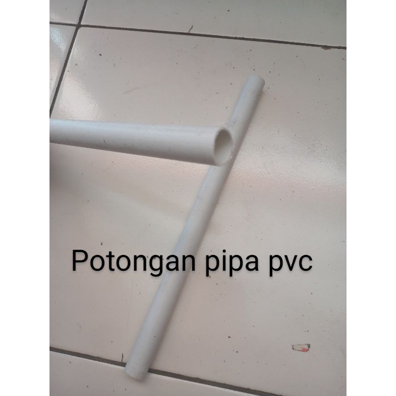 Jual potongan pipa pvc ukuran 1inch panjang 25- 100cm / pralon ...
