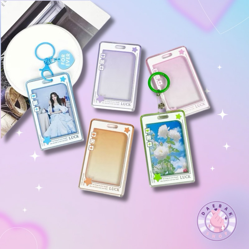 Jual [Ready stock] lucky star Photocard Holder kpop Transparent Clear ...