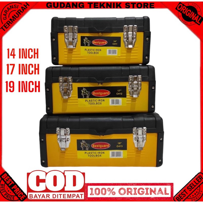 Jual Bestguard Tool box besi dan Plastik Toolbag bag Kotak perkakas ...