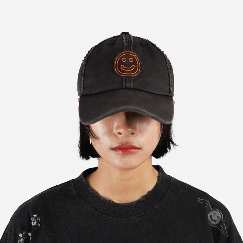 Jual FAITH FADE Workwear - Smiley Patch Raw Cap | Shopee Indonesia