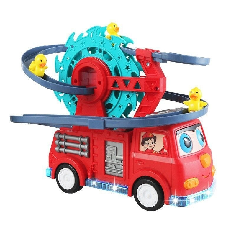 Jual MS - Mainan Viral Anak Mobil Pemadam Perosotan Putar Bebek ...