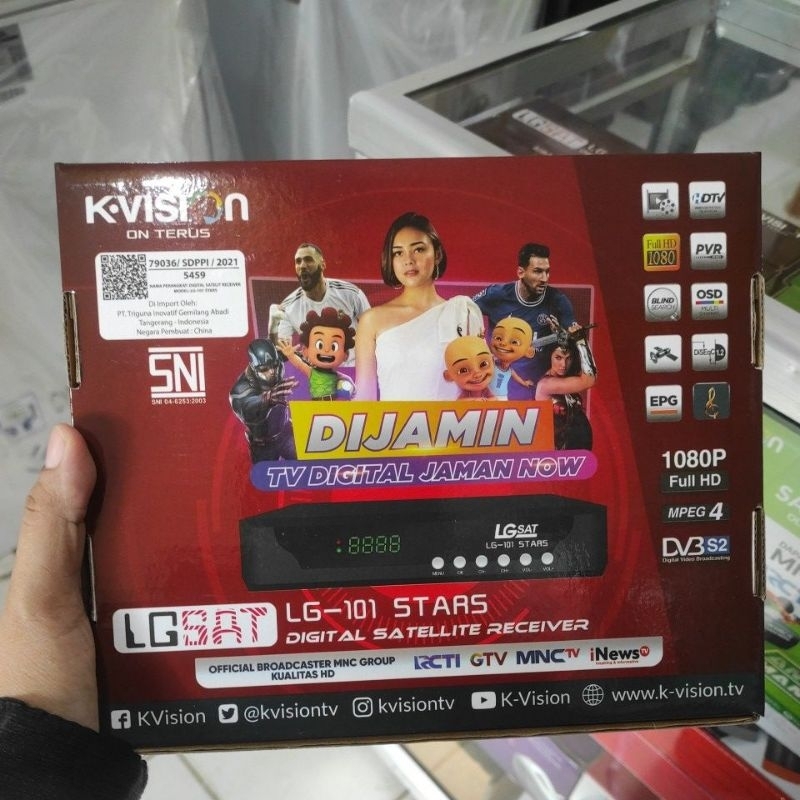 Jual RECEIVER LG SAT STAR/ LG-101 Stars Digital Satellite Receiver ...