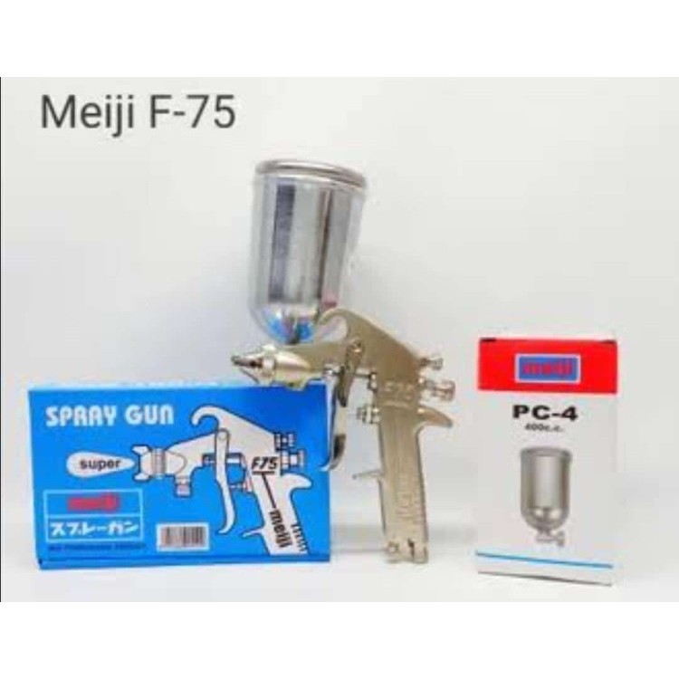 Jual Spray Gun F75G / F-75G / F-75 G / F 75 G Tabung Atas MEIJI | Shopee Indonesia